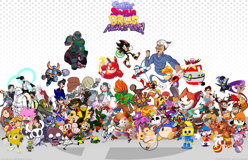 Super Smash Bros Newcomers Collab Print Poster – MabsArts